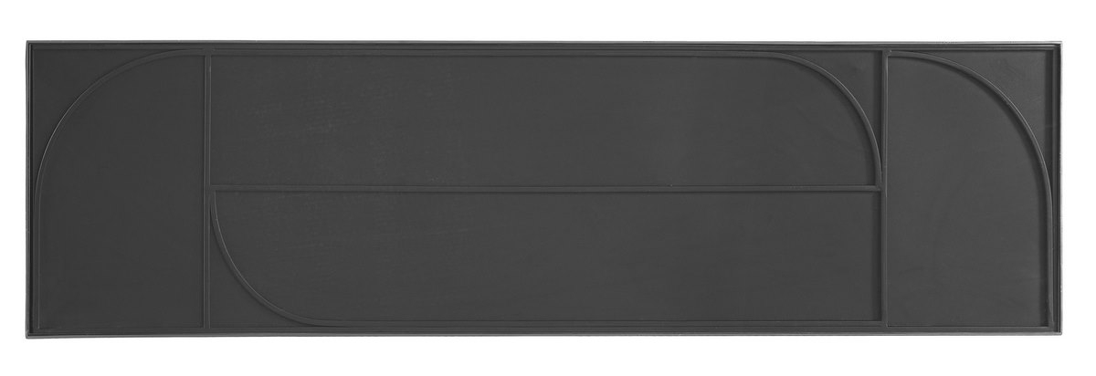 Consola otel negru sticla Archie 120x32x75 cm - Decorer