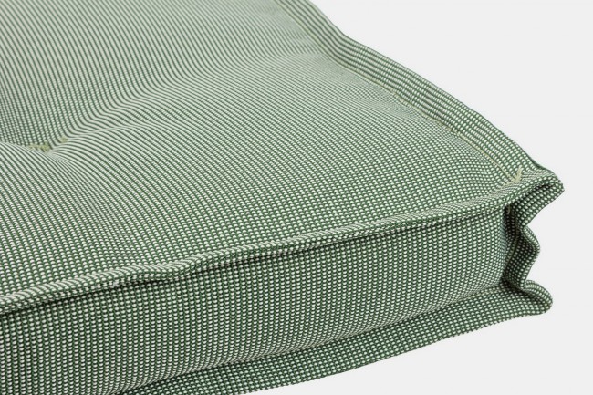 Set 4 perne podea textil verde 40x40x4 cm - Decorer