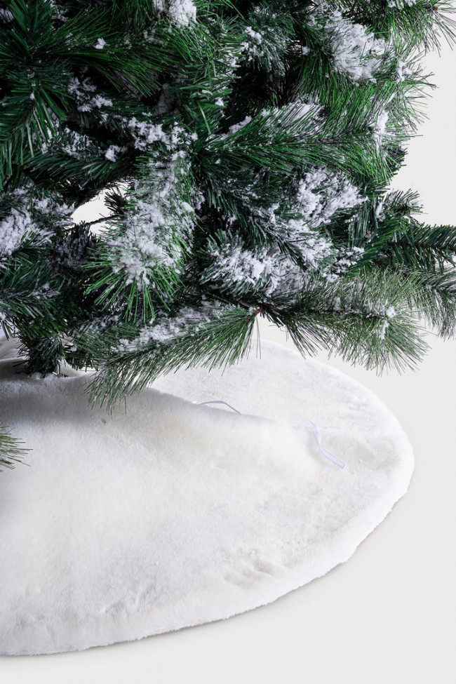 Covoras brad textil alb Kathlyn 90 cm - Decorer
