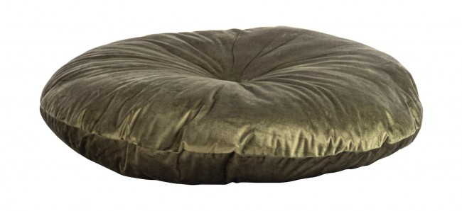 Set 4 perne podea catifea verde olive Artemis 90 cm - Decorer