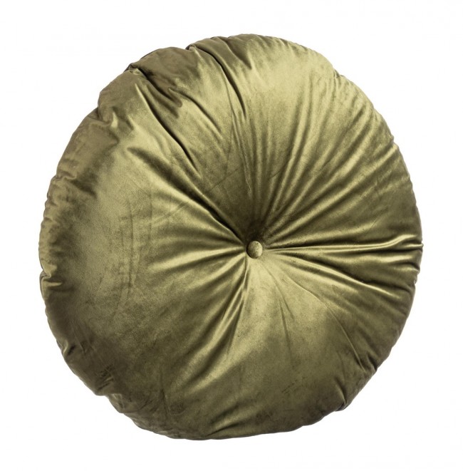 Set 4 perne podea catifea verde olive Artemis 90 cm - Decorer