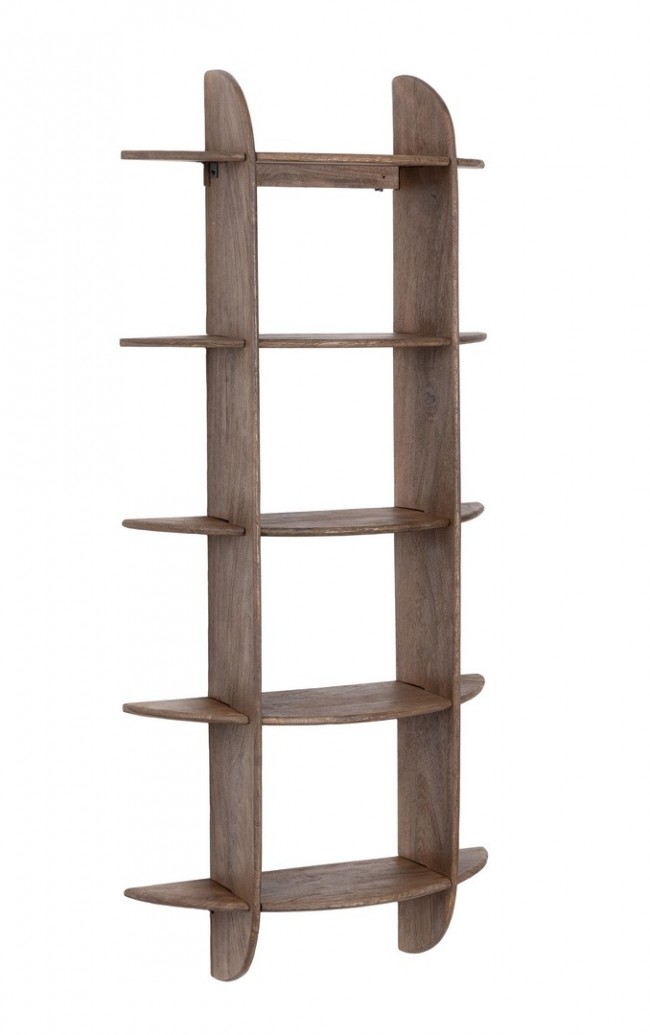 Raft 5 polite lemn maro Westwood 70x22x160 cm - Decorer