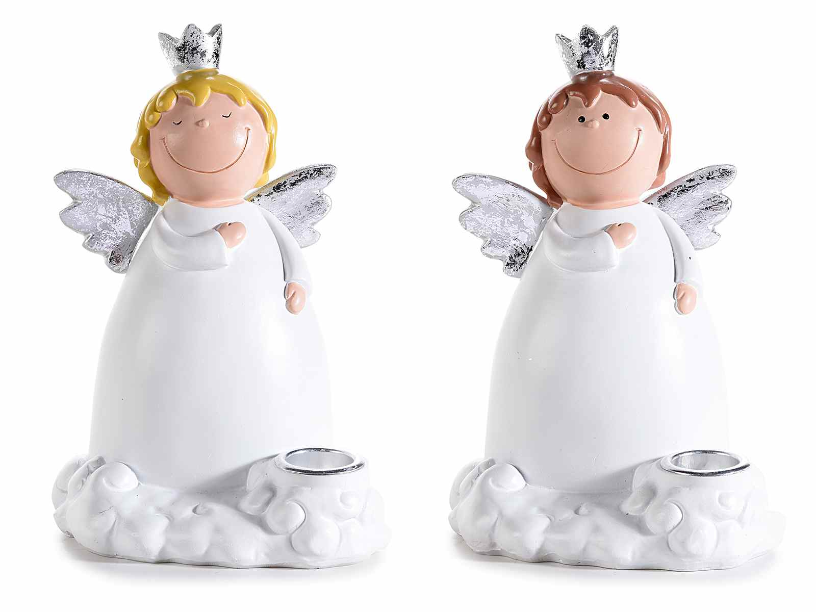 Set 2 sfesnice Inger 11x11.5x17 cm - Decorer
