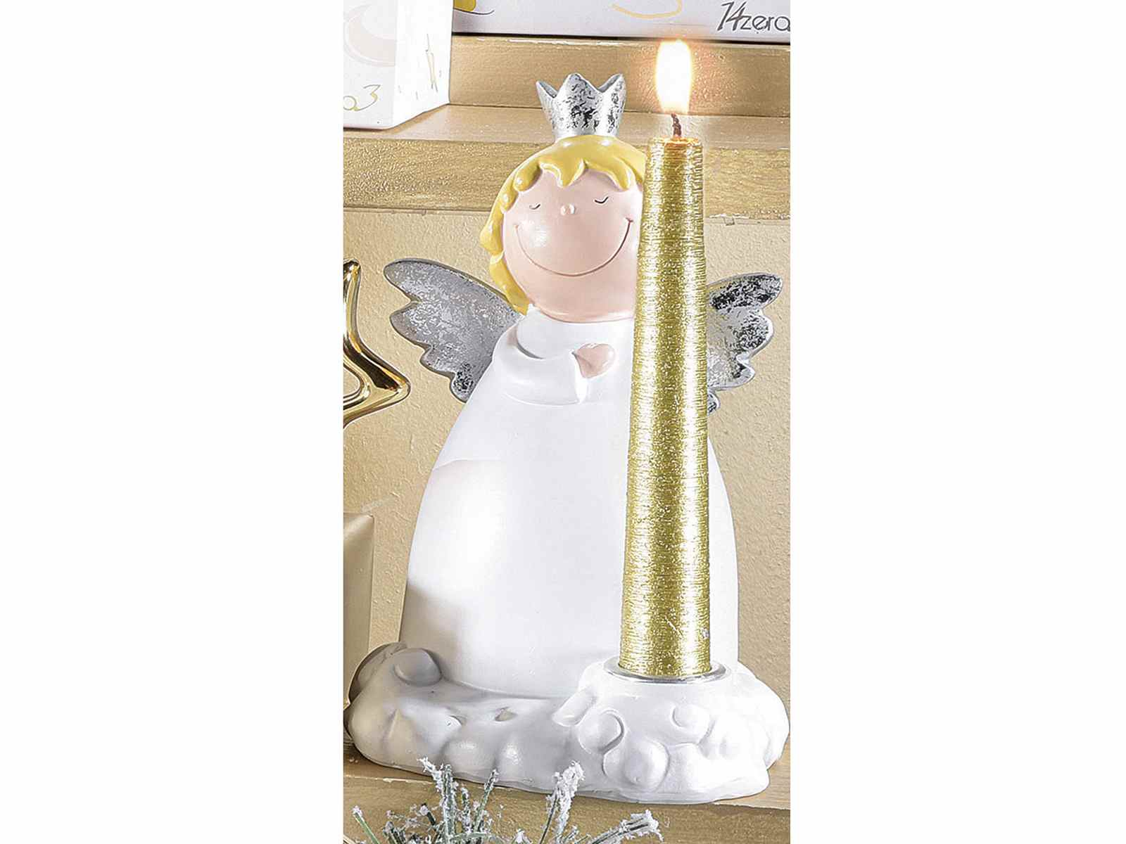 Set 2 sfesnice Inger 11x11.5x17 cm - Decorer
