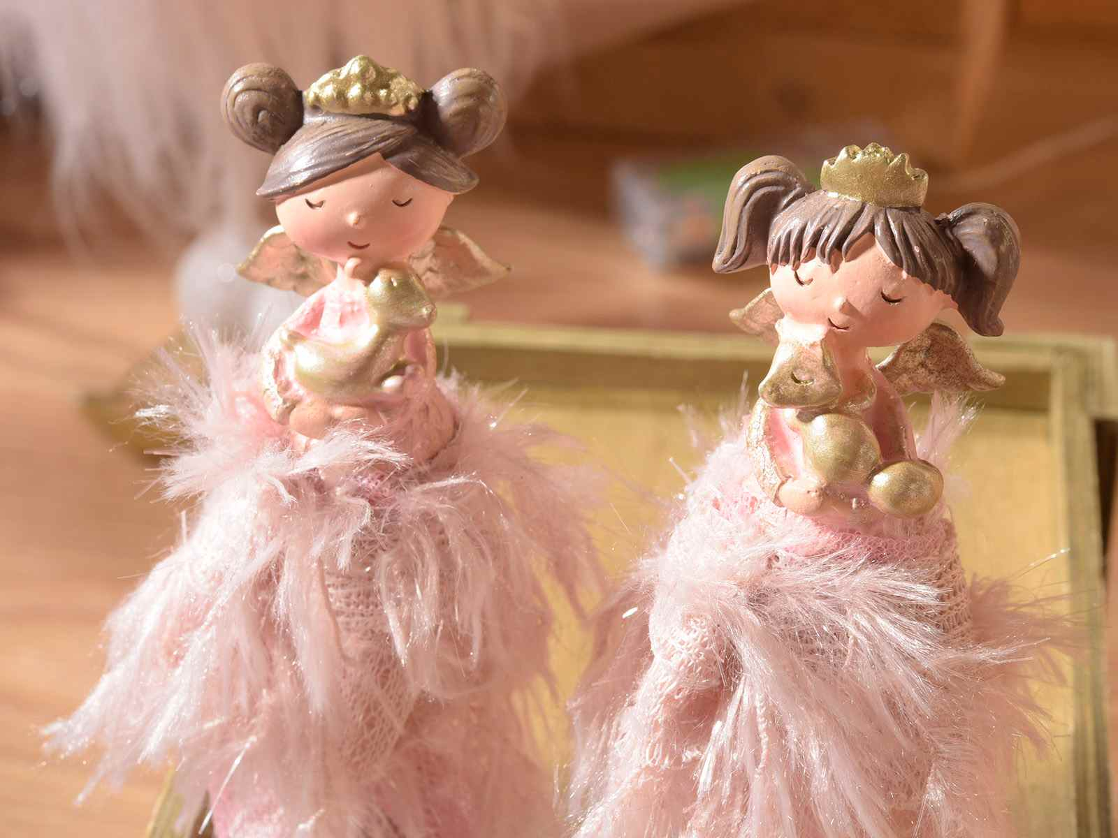 Set 2 figurine Inger 5x4x11 cm - Decorer