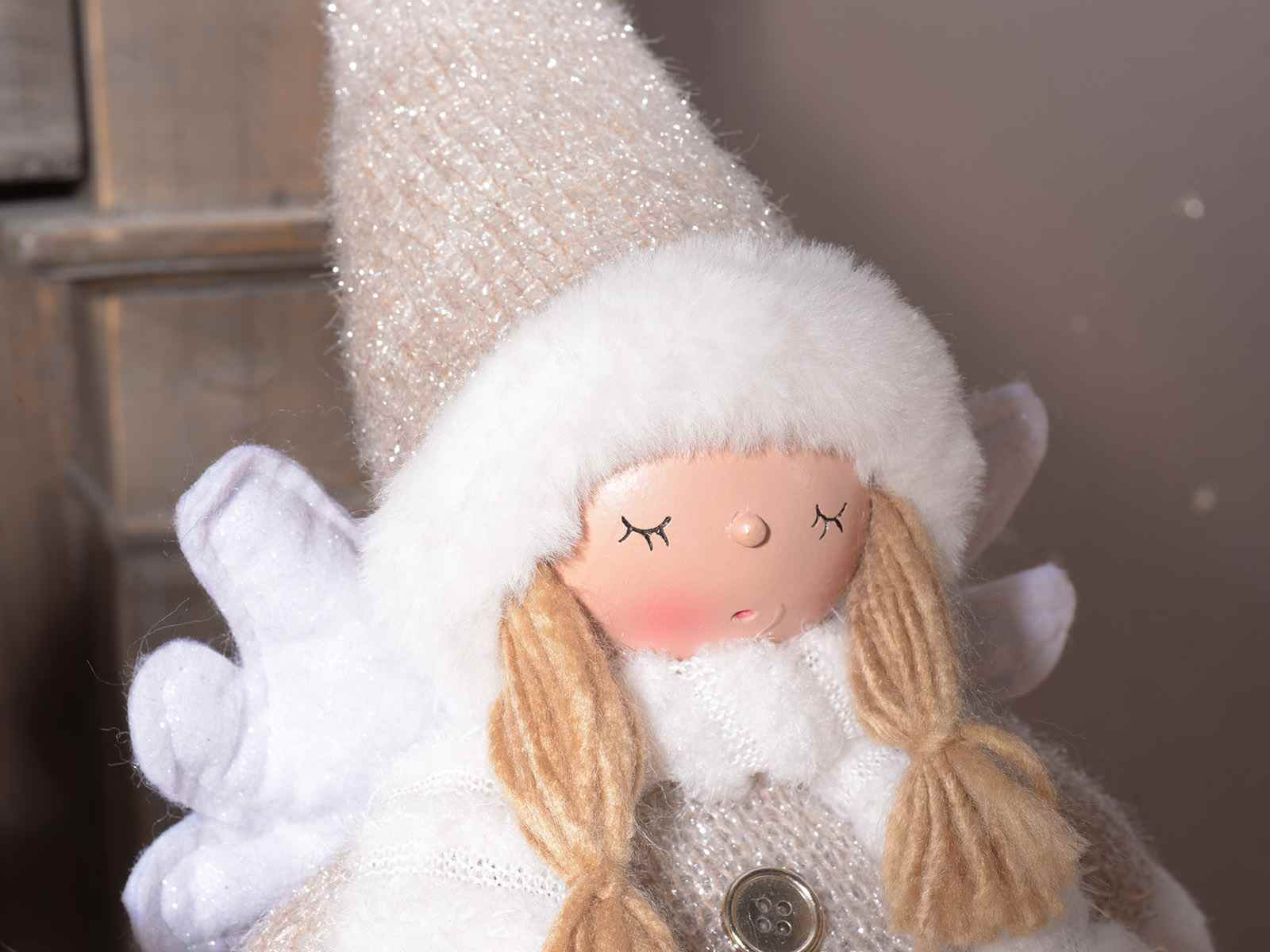 Figurina Inger cu led 19x10x41 cm - Decorer