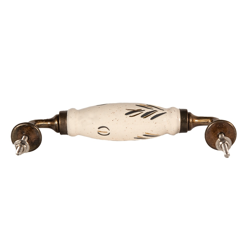 Set 2 manere fier ceramica mobilier 17x5x3 cm - Decorer
