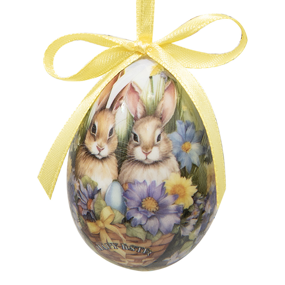 Set 12 oua Paste plastic multicolor Ø 4x5 cm - Decorer