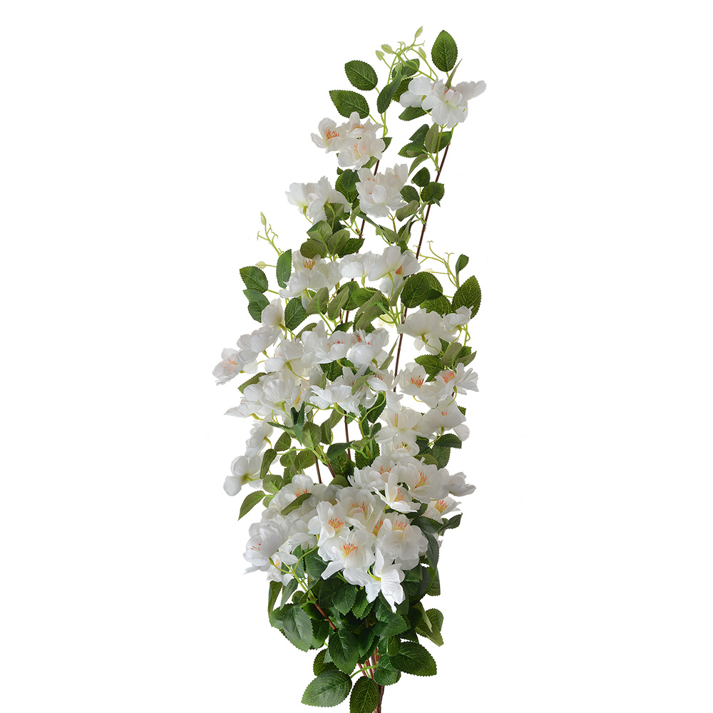 Floare artificiala alba verde 25x15x88 cm - Decorer