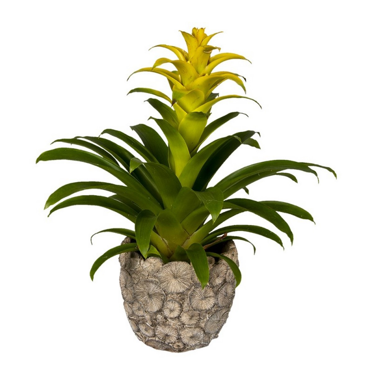 Ghiveci de flori din ceramica gri 16x15 cm - Decorer