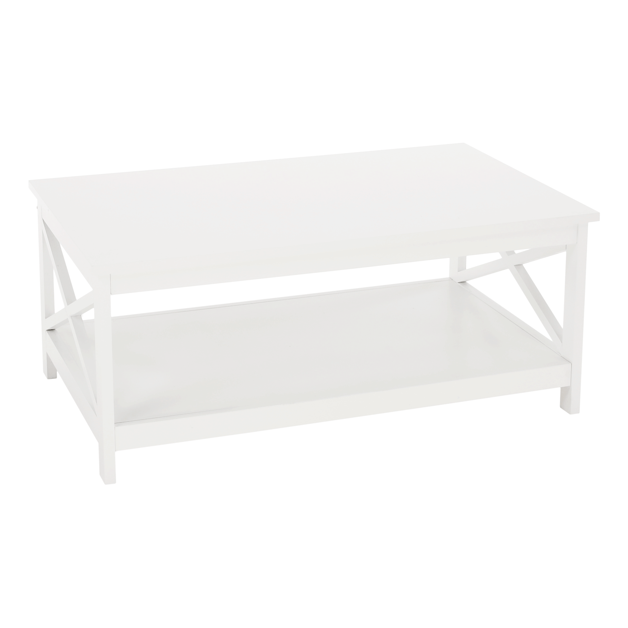 Masuta de cafea mdf alb Edria 87x54.5x37 cm - Decorer