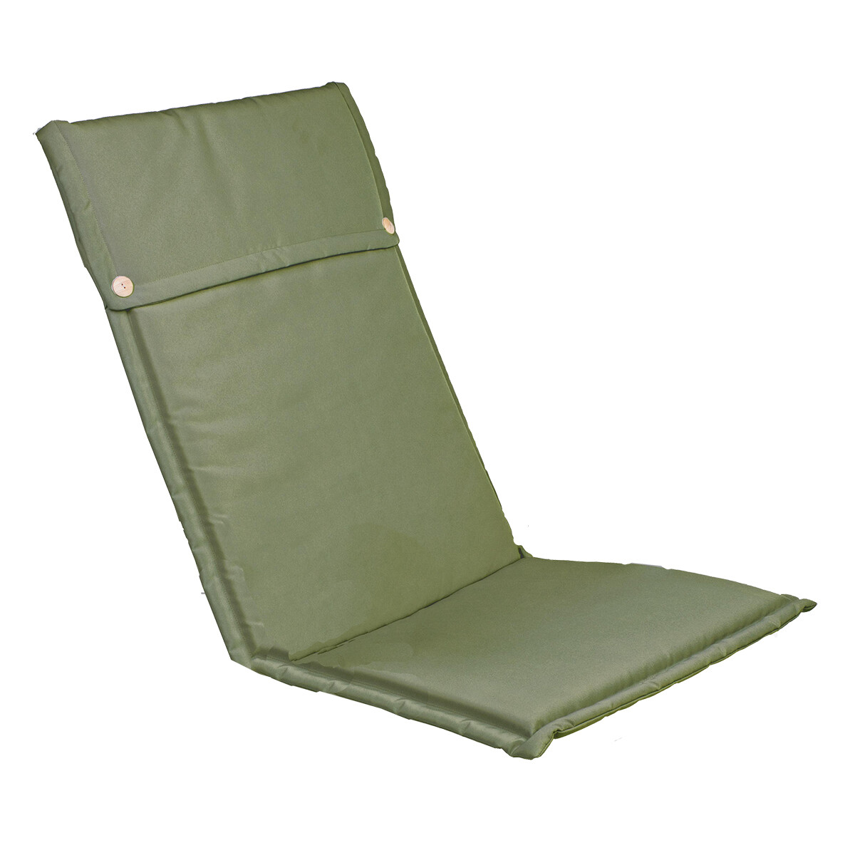 Set 2 perne scaune gradina textil verde Olefin 50x120x3 cm - Decorer