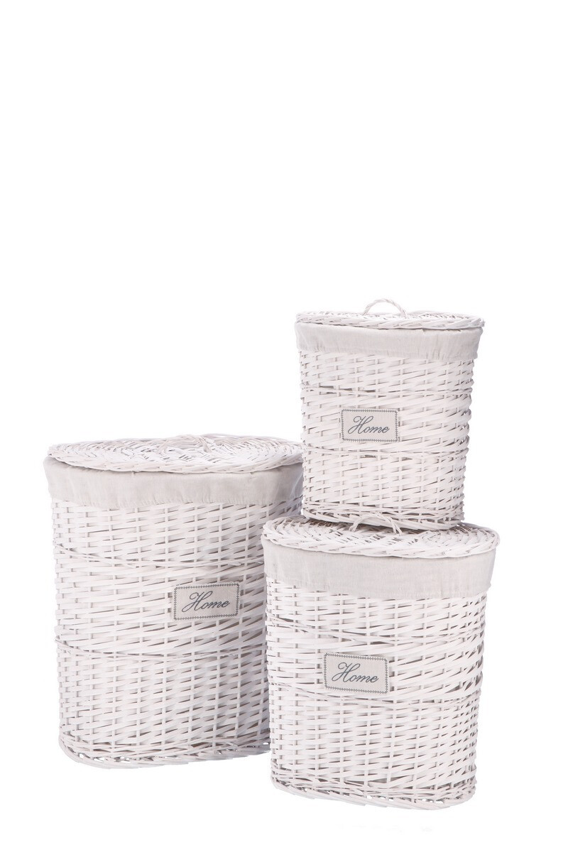 Set 3 cosuri rufe 33 x 23 x 40, 41 x 29,5 x 48, 49 x 37 x 58 cm - Decorer