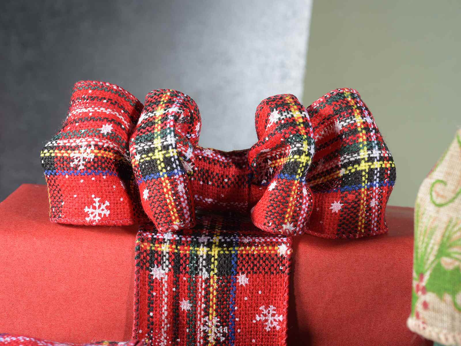 Set 2 panglici Craciun 6.3 cm x 10 m - Decorer