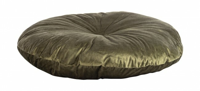 Set 4 perne podea catifea verde olive Artemis 90 cm - Decorer