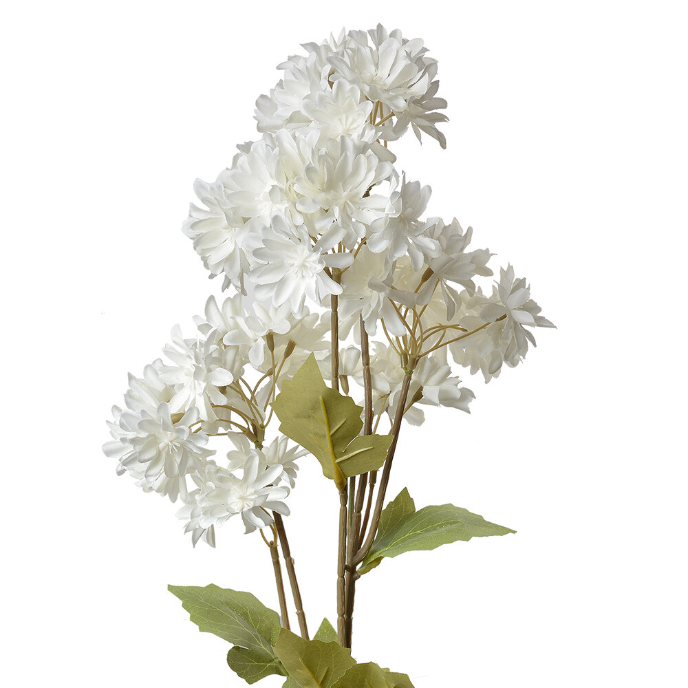 Floare artificiala alba verde 17x9x72 cm - Decorer