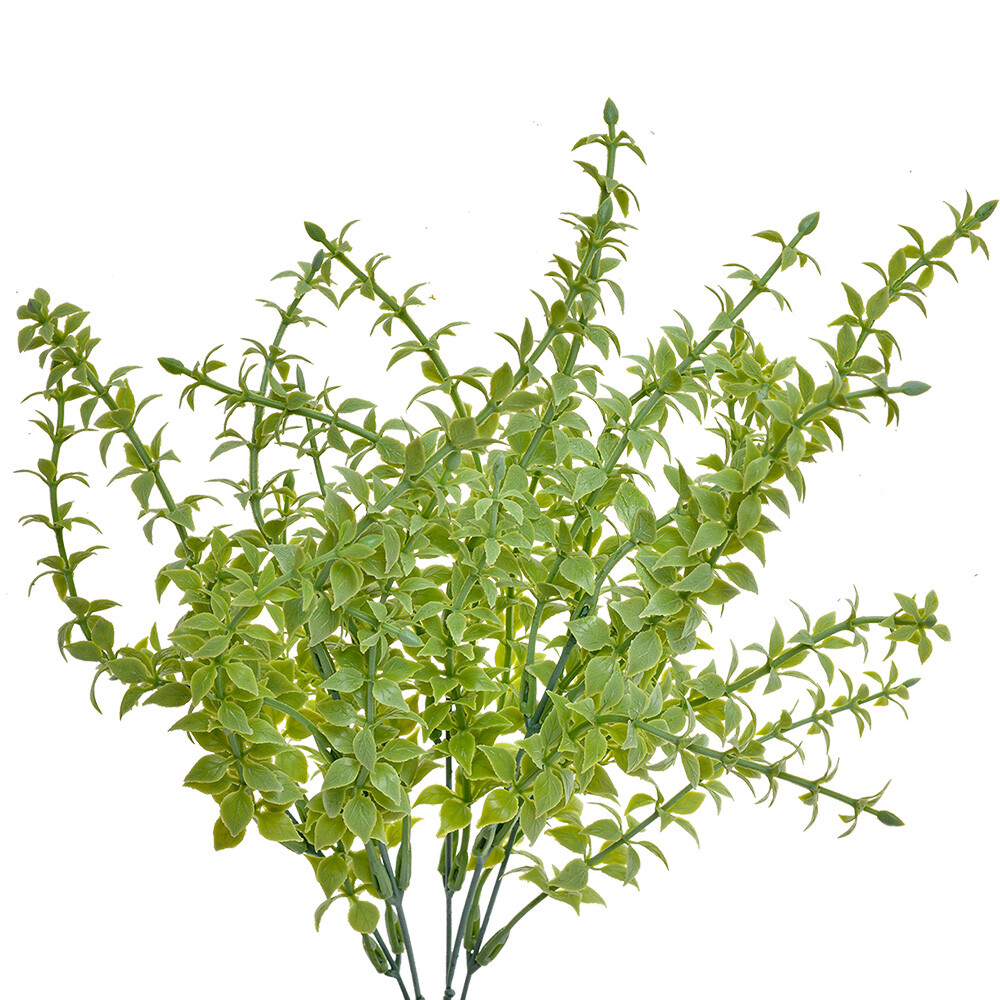 Buchet plante artificiale plastic verde 10x10x40 cm - Decorer