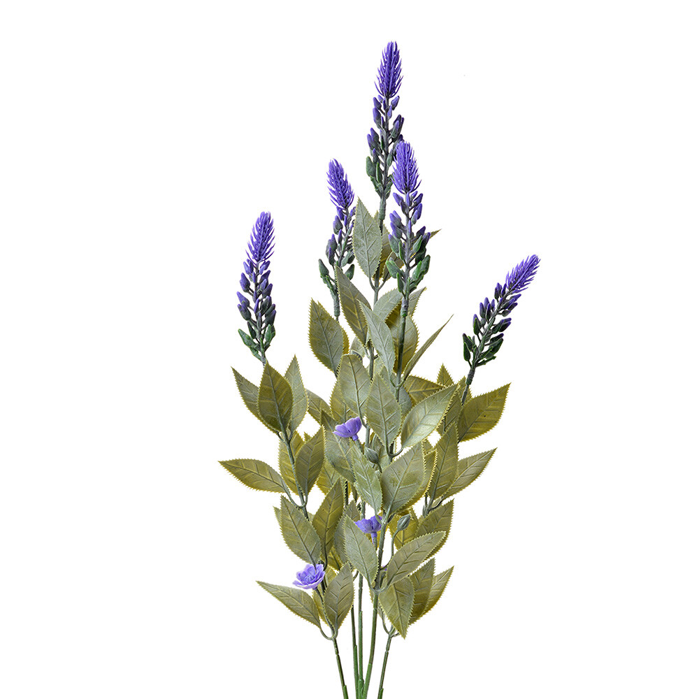 Buchet Lavanda artificiala verde mov 10x6x62 cm - Decorer