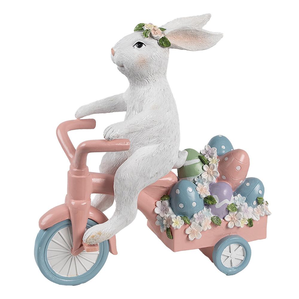 Figurina Iepuras Paste polirasina multicolora 29x12x31 cm - Decorer