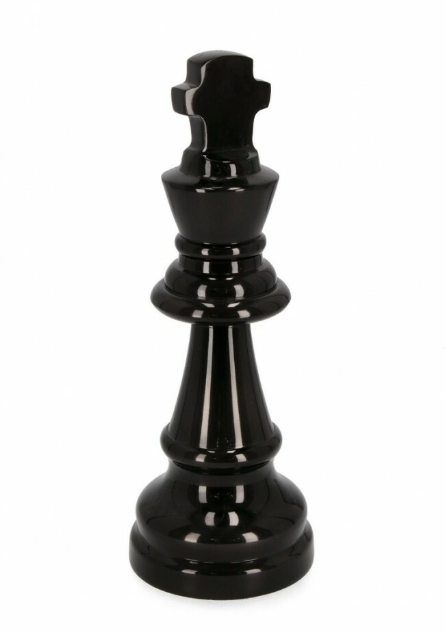 Set 2 piese Sah decorative metal negru 9.5x26.5 cm - Decorer