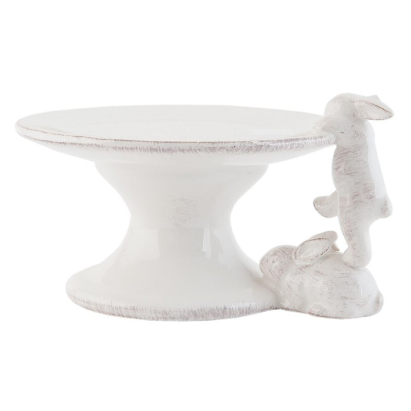 Platou Paste ceramica alba 16x14x9 cm - Decorer
