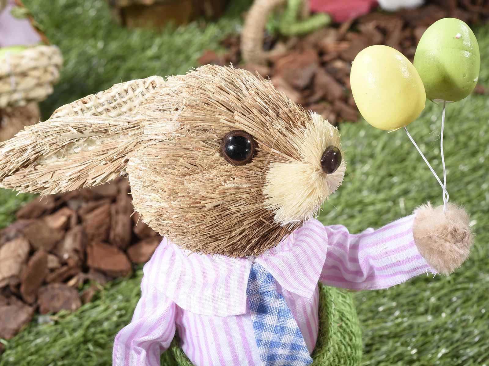 Figurina Iepuras Paste Boy 12 cm x 10 cm x 24 h - Decorer