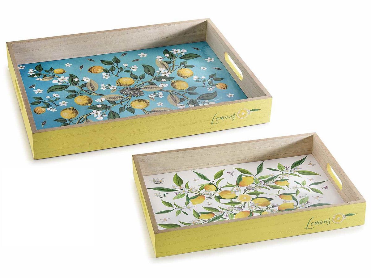 Set 2 tavi decor Lamai 40x30x5 cm, 35x25x4.5 cm - Decorer