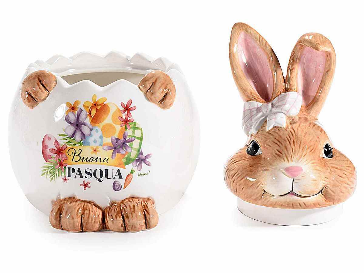 Borcan decorativ Paste ceramica 16x23.5 cm - Decorer
