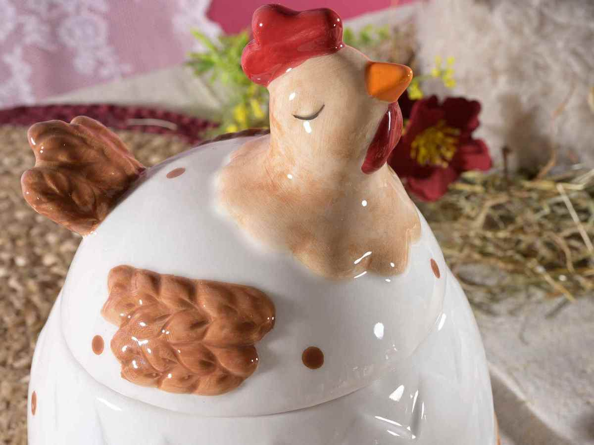 Set 2 borcane decorative Gaina 13.5x20 cm - Decorer