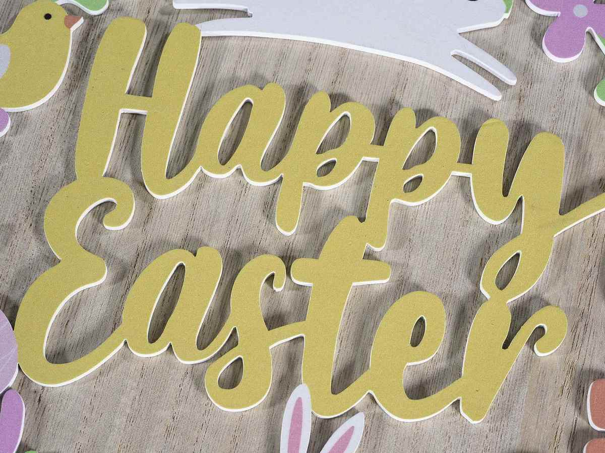 Decoratiune Happy Easter 25 cm - Decorer