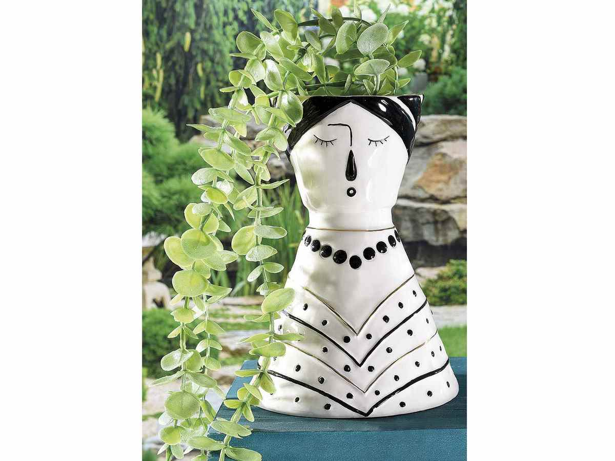 Vaza flori portelan 13x18 cm - Decorer