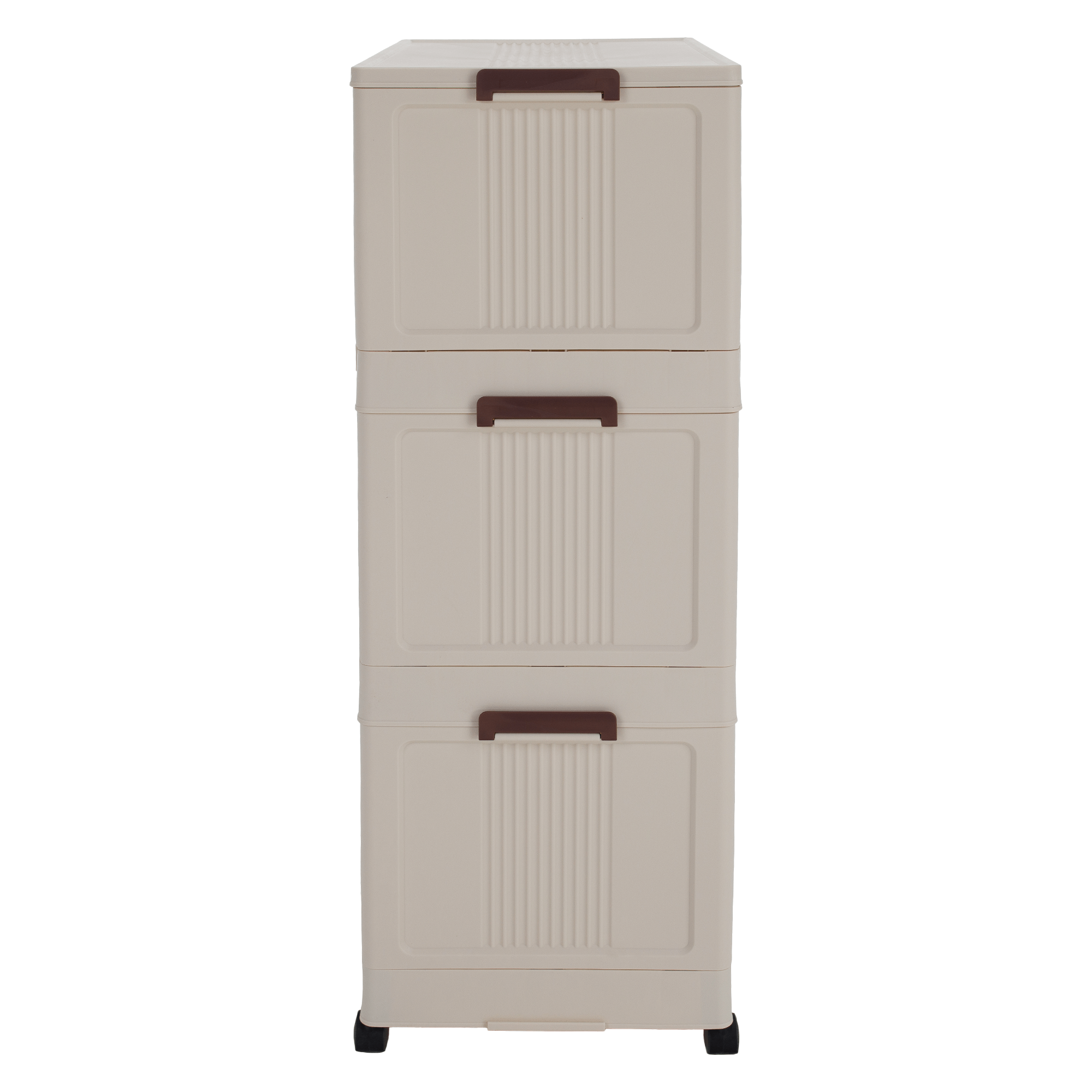 Dulap pliabil alb maro plastic Posa 60,5x38x103,5 cm - Decorer