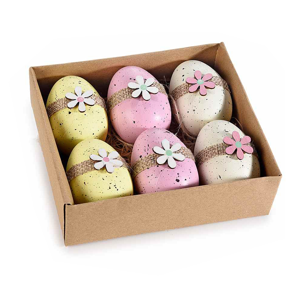 Set 6 oua Paste 4x6 cm - Decorer